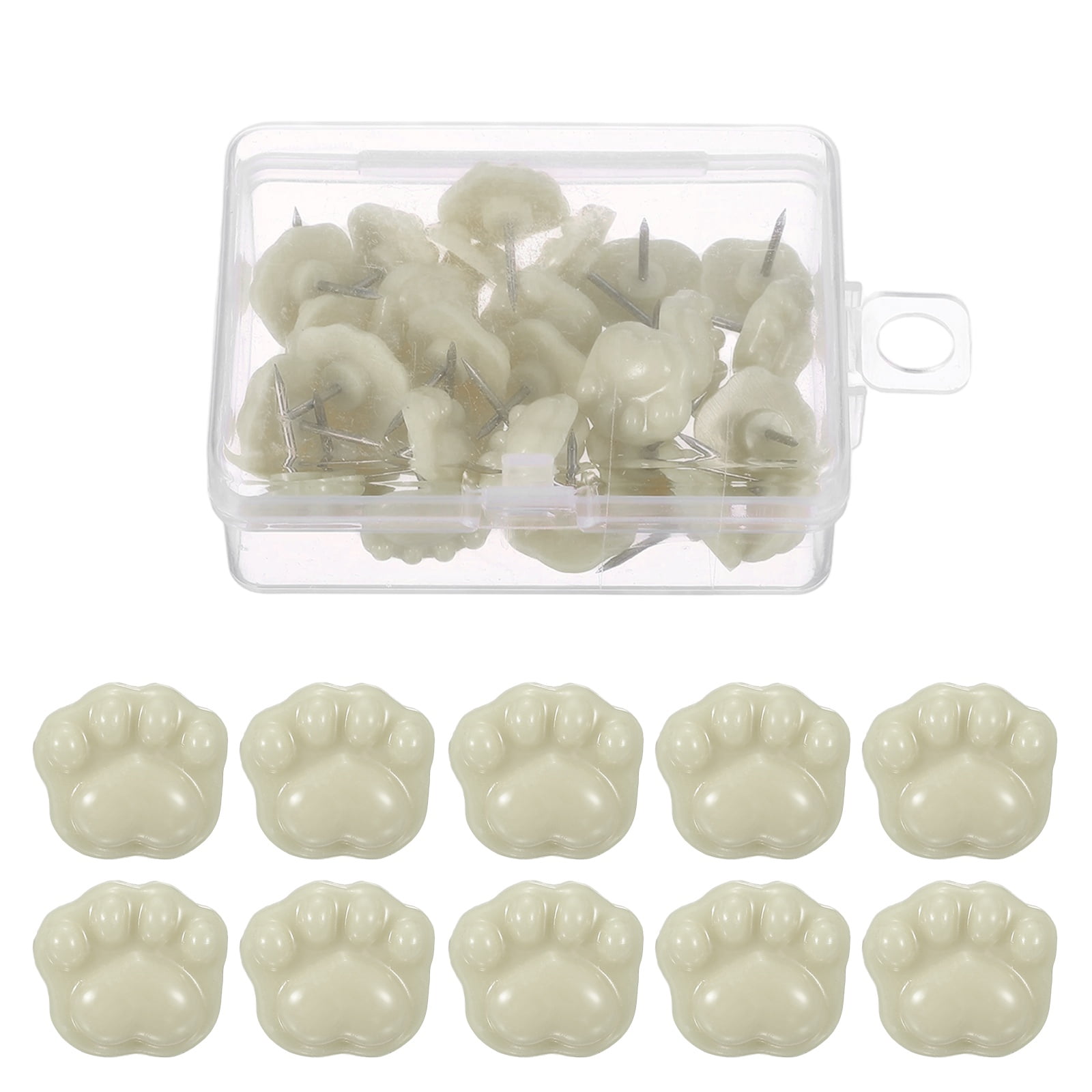 30 Pcs Push Pins for Bulletin Board, Cute Cat Paw Push Pin Decorative ...