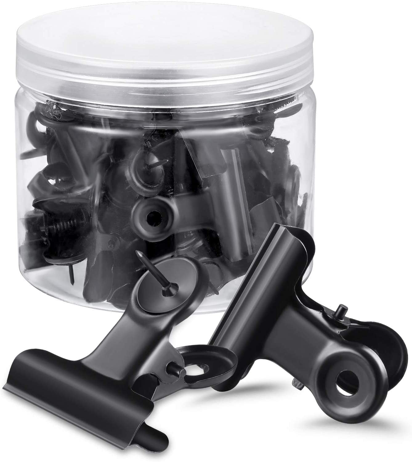 30 Pcs Push Pins Clips Heavy Duty Clips with Pins Creative Large Paper ...