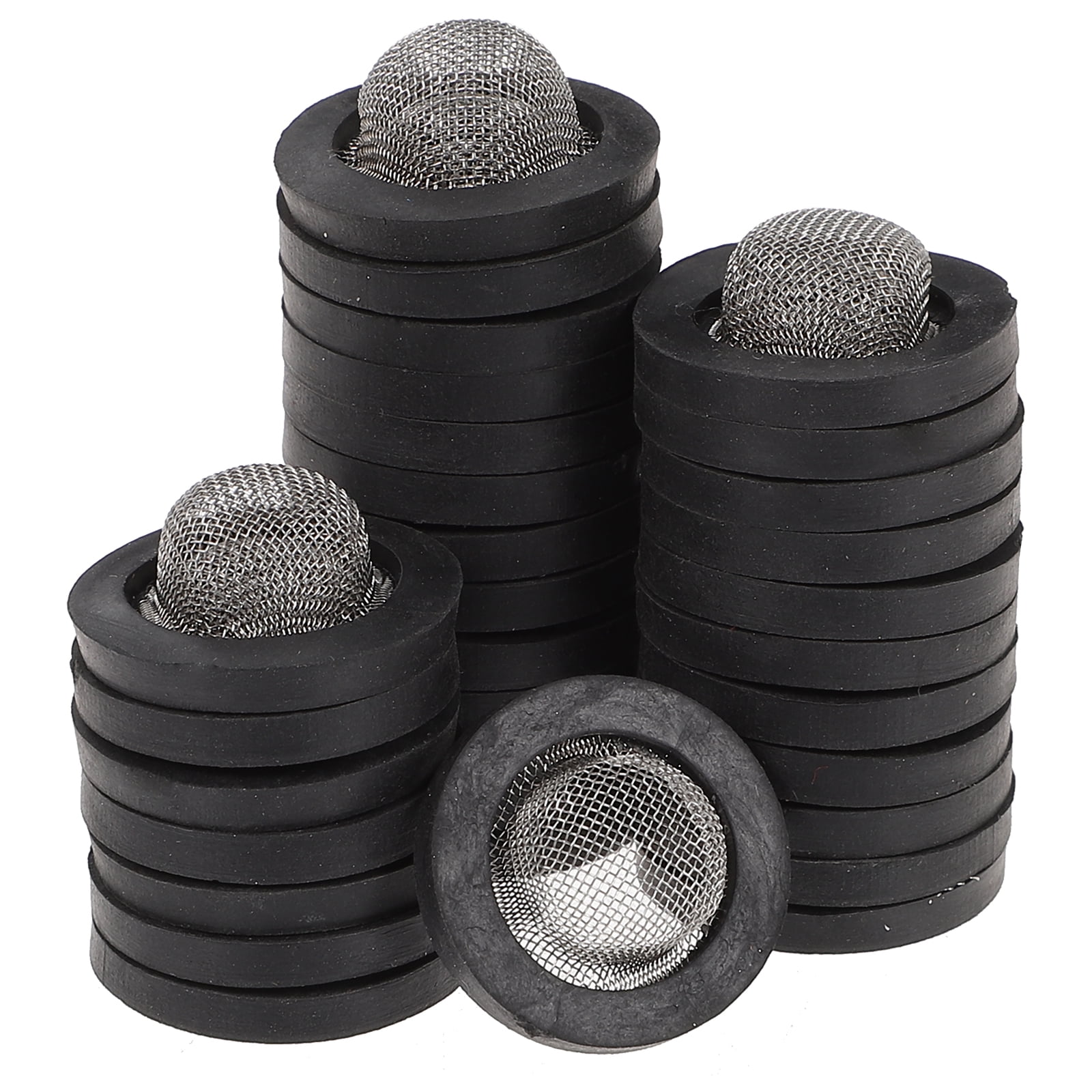 30 Pcs Quarter Mesh Gasket Water Hose Jet Nozzle Fire Faucet Aerator ...