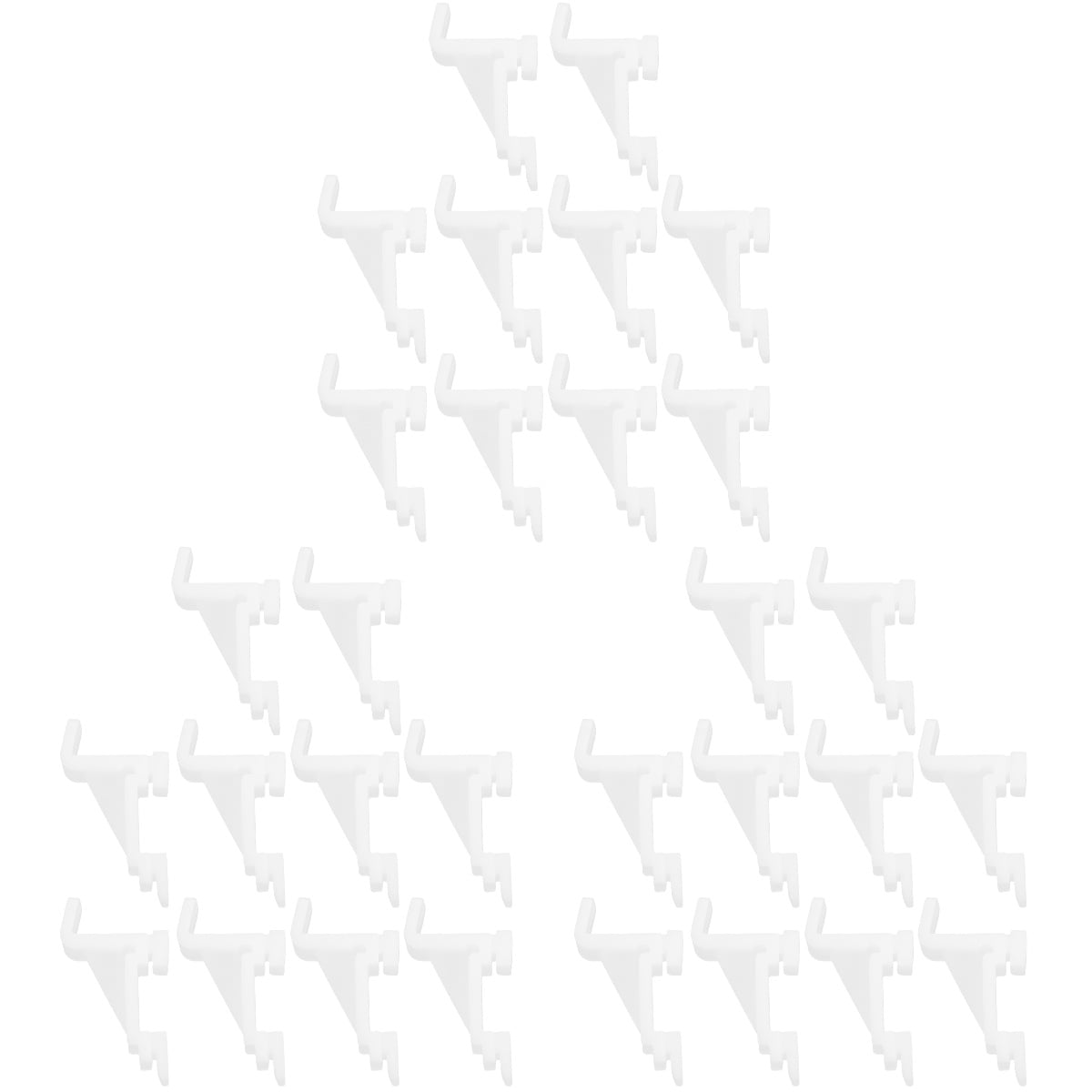 30 Pcs Refrigerators Plastic Hooks for Hanging Stand Shelf Supports ...