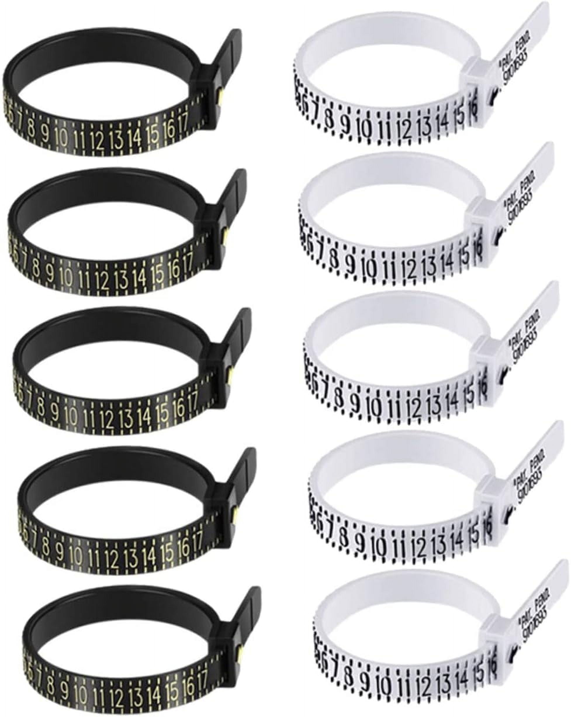 30 Pcs Ring Circumference Measurement Rings Brow Mapping Tool Ring Size ...