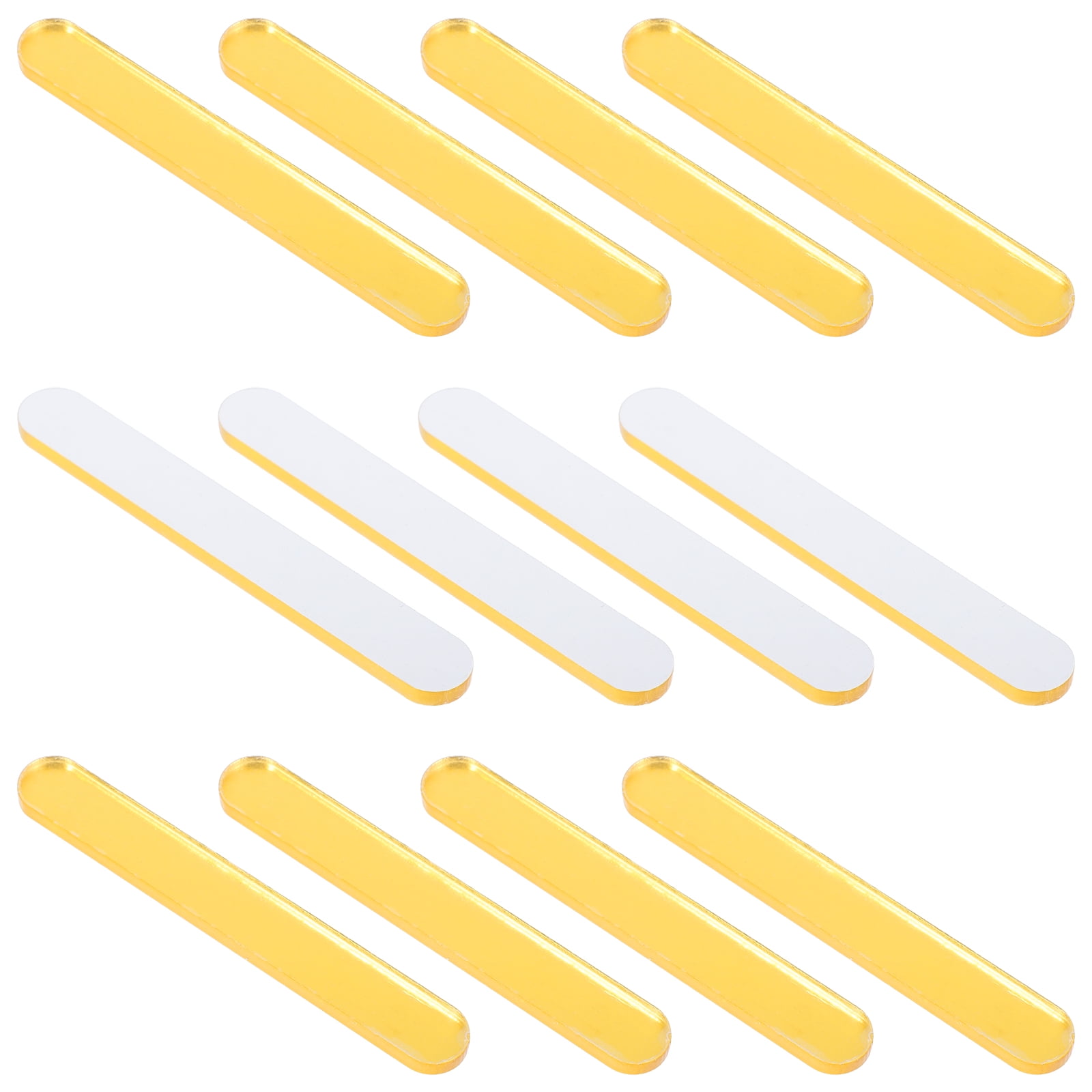 Raindrops 30Pcs Acrylic Ice Lolly Golden Color for DIY Popsicles Safe ...