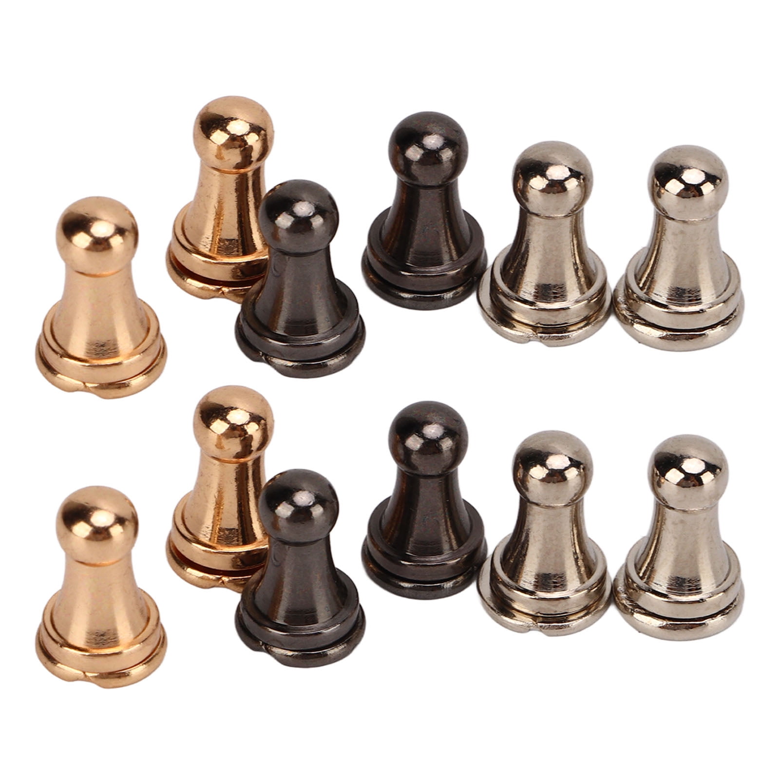 30 Pcs Round Rivet Screw Solid Brass High Hardness Toughness Button ...