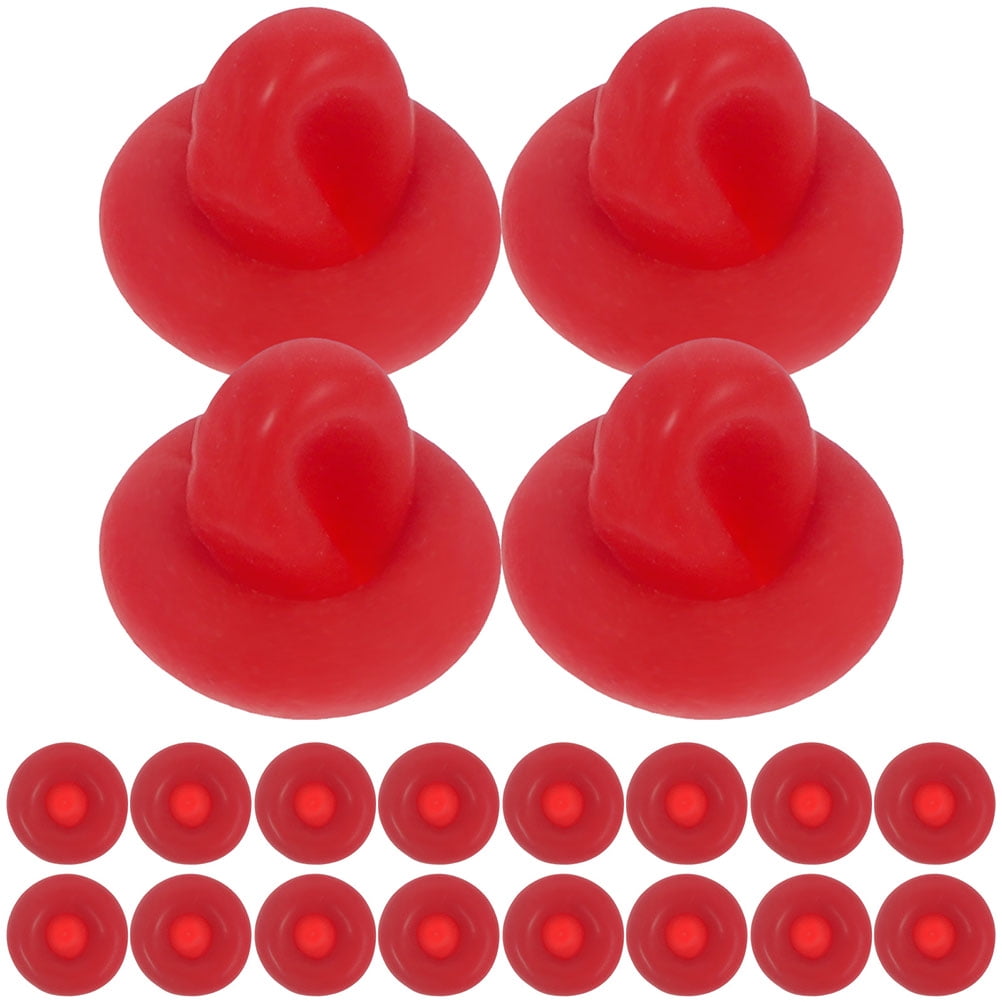 30 Pcs Sealing Cap Caulk Tube Saver Caulking Caps Red Rubber - Walmart.com