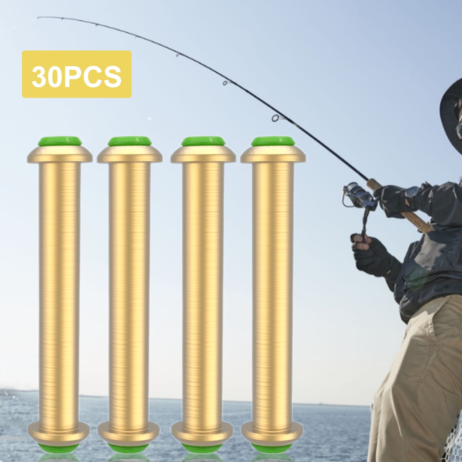 30 Pcs/Set Fishing Seat Small Size Durable Sturdy Shell Double Core ...