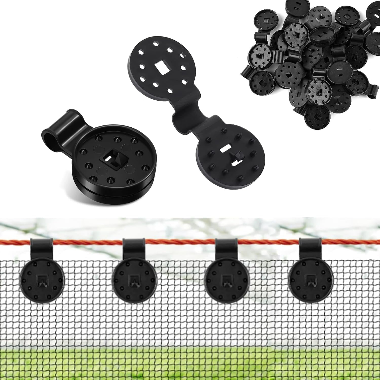 30 Pcs Shade Cloth Clips Heavy Duty Lock Grip,Sun Shade Net Clips for ...