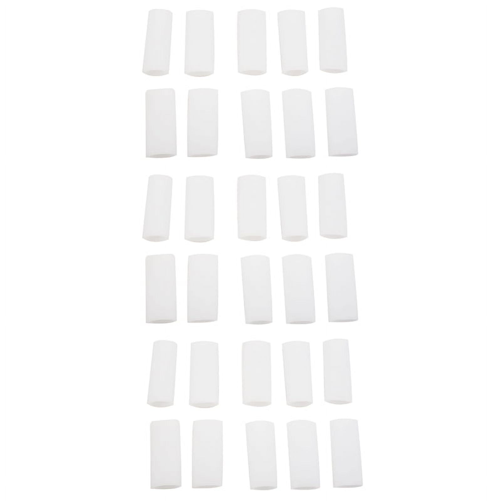 30 Pcs Silicone Gel Finger Tube Protector Toe Sleeves for Friction Pain ...
