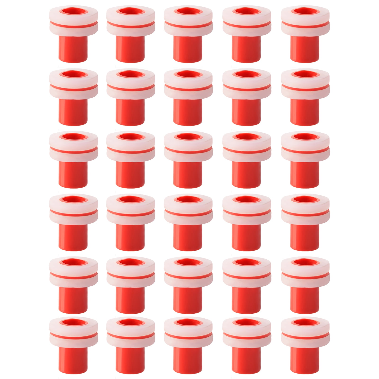 30 Pcs Silicone Pipe Plugs 1/2" Wire Pipe Mounting End Cap Plug Pad ...