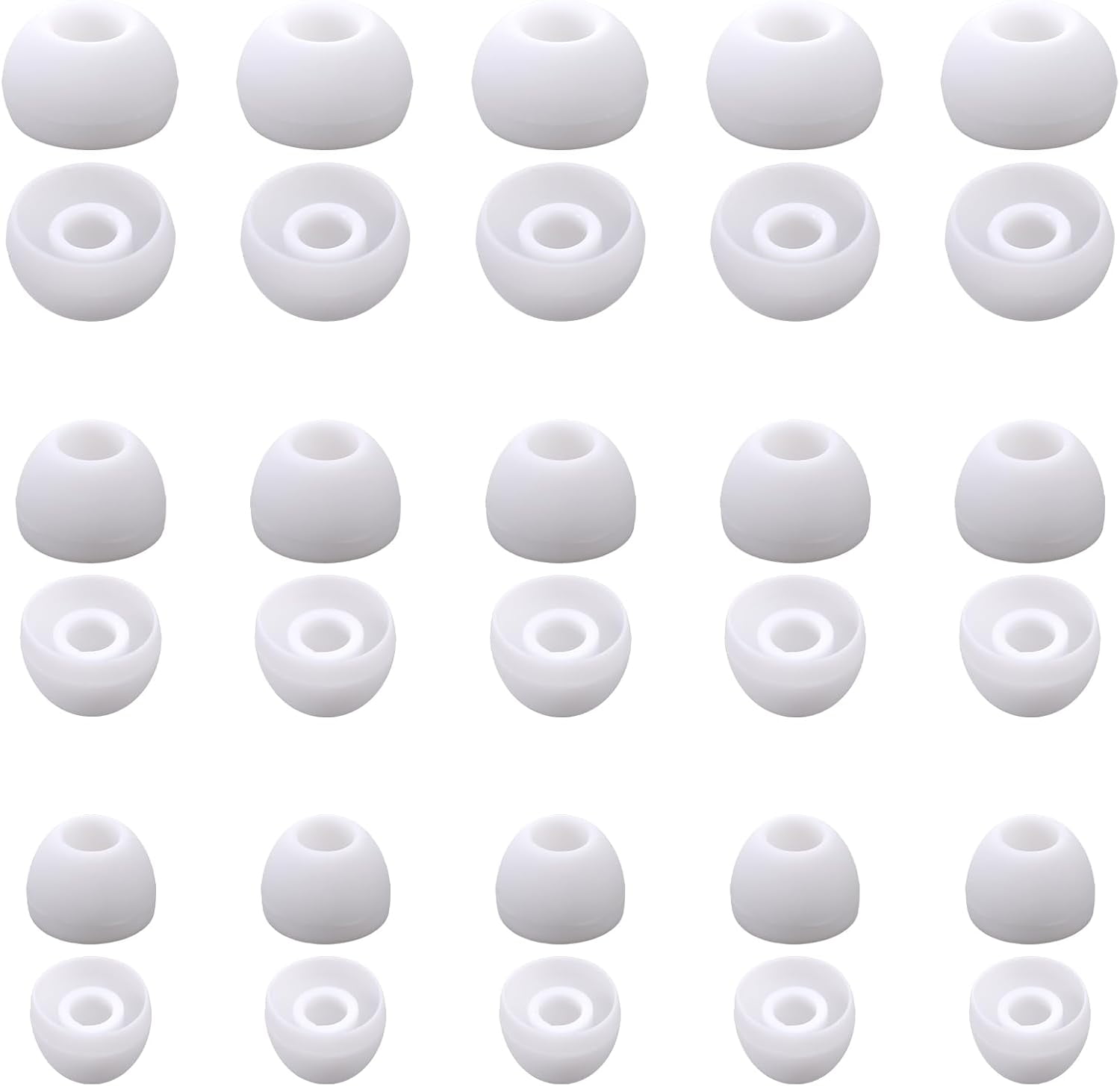 30 Pcs Silicone Replacement Earbud, Ear Buds Tips Headphone Earpads ...