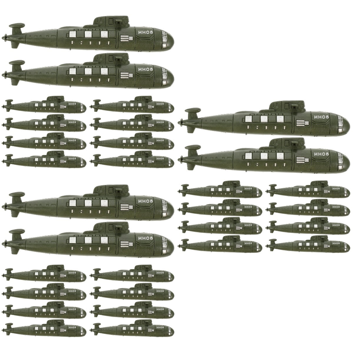 30 Pcs Simulation Submarines Decors Table Small Submarines Models ...