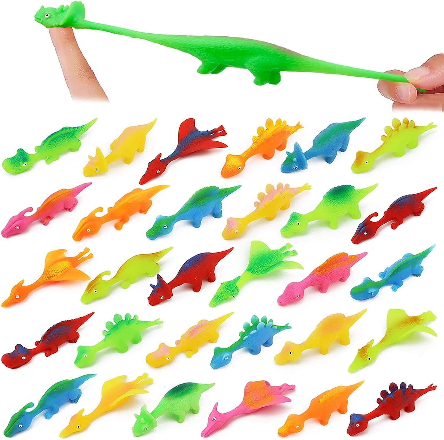 30 Pcs Slingshot Animals Finger Toys, Catapult Toys as Fun as Slingshot ...