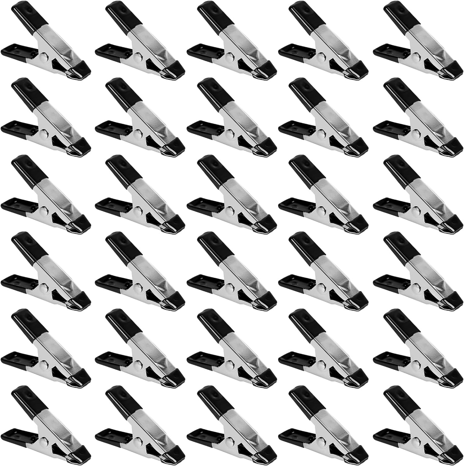 30 Pcs Small Clamps,Garden 2 Inch Mini Spring Clips Clamps Heavy Duty ...