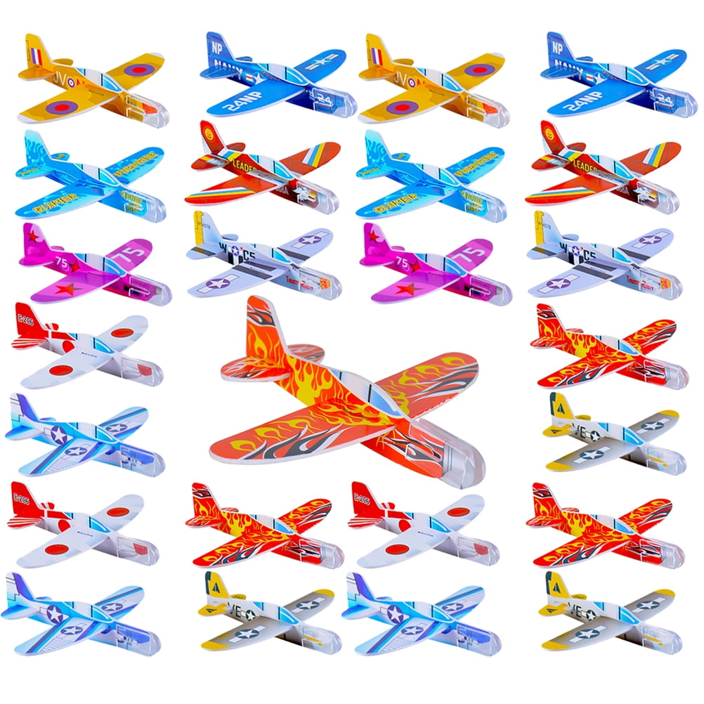 30 Pcs Small Plane Toys Kids Airplane Toy Mini Plane Toy Glider Planes ...