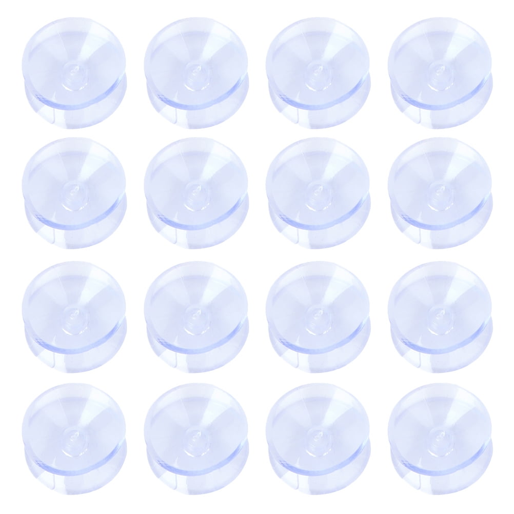 30 Pcs Small Suction Cup Non-slip Mat 3.00X3.00X1.00CM Transparent ...