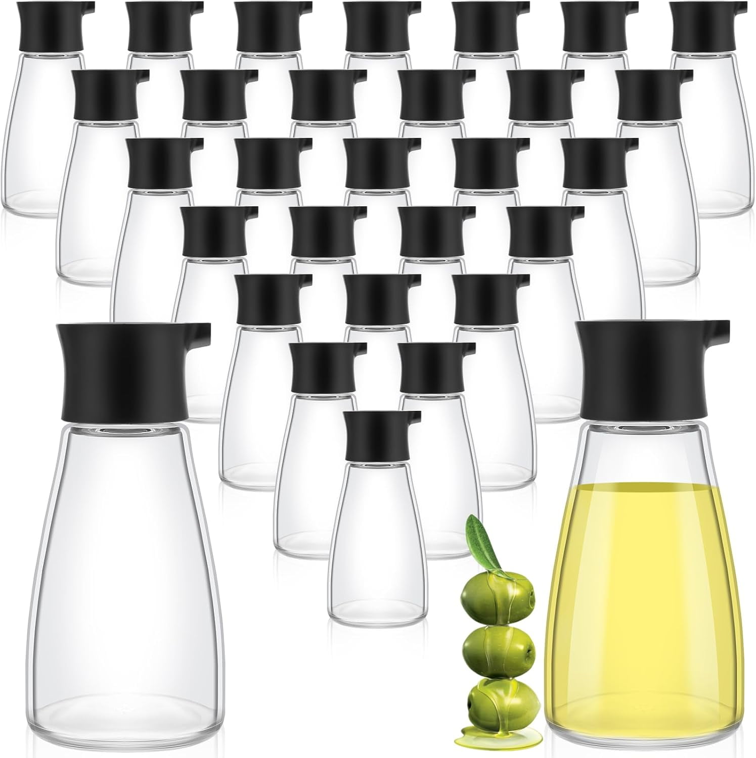 30 Pcs Soy Sauce Dispenser Leakproof Cruet Dispenser Set Small Sauce ...