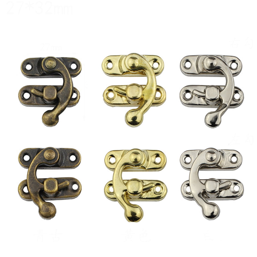 30 Pcs Spring Latch Box Latch Hasps Horn Lock Case Buckle Chest Lock ...