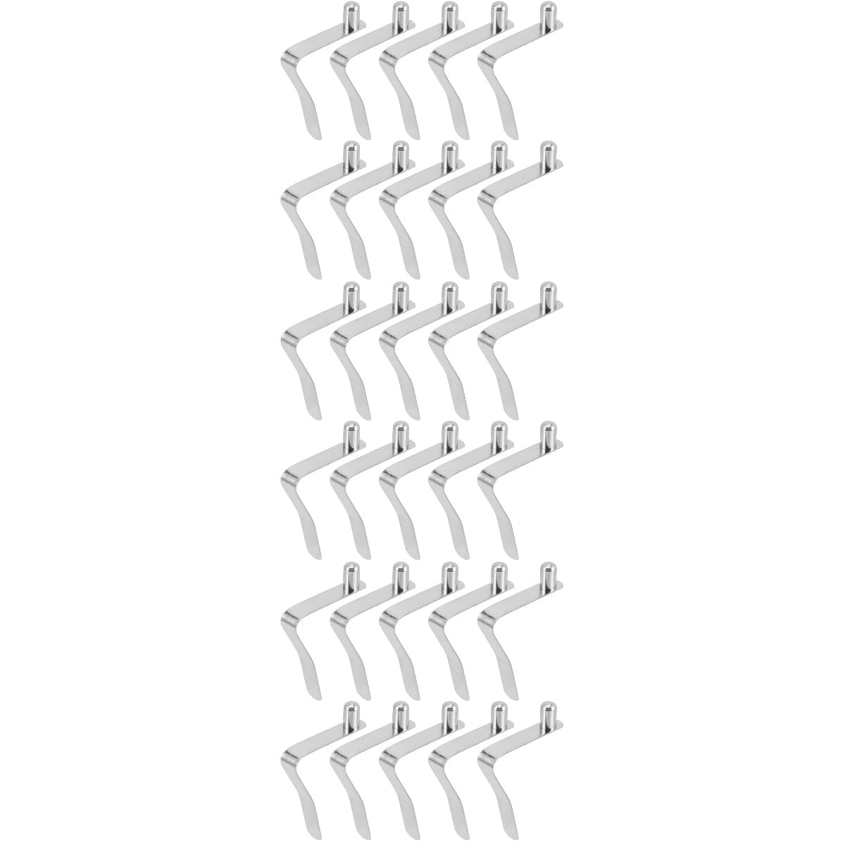 30 Pcs Spring V Shape Shrapnel Buckle Snap Clip for Tent Pole Spring ...