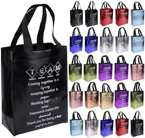 30 Pcs Staff Appreciation Gifts Bulk Bags with Handles Reusable Thank ...