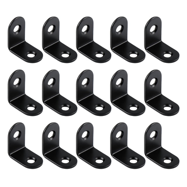 30 Pcs Stainless Steel Corner Bracket Support Heavy Duty Brace Brackets ...