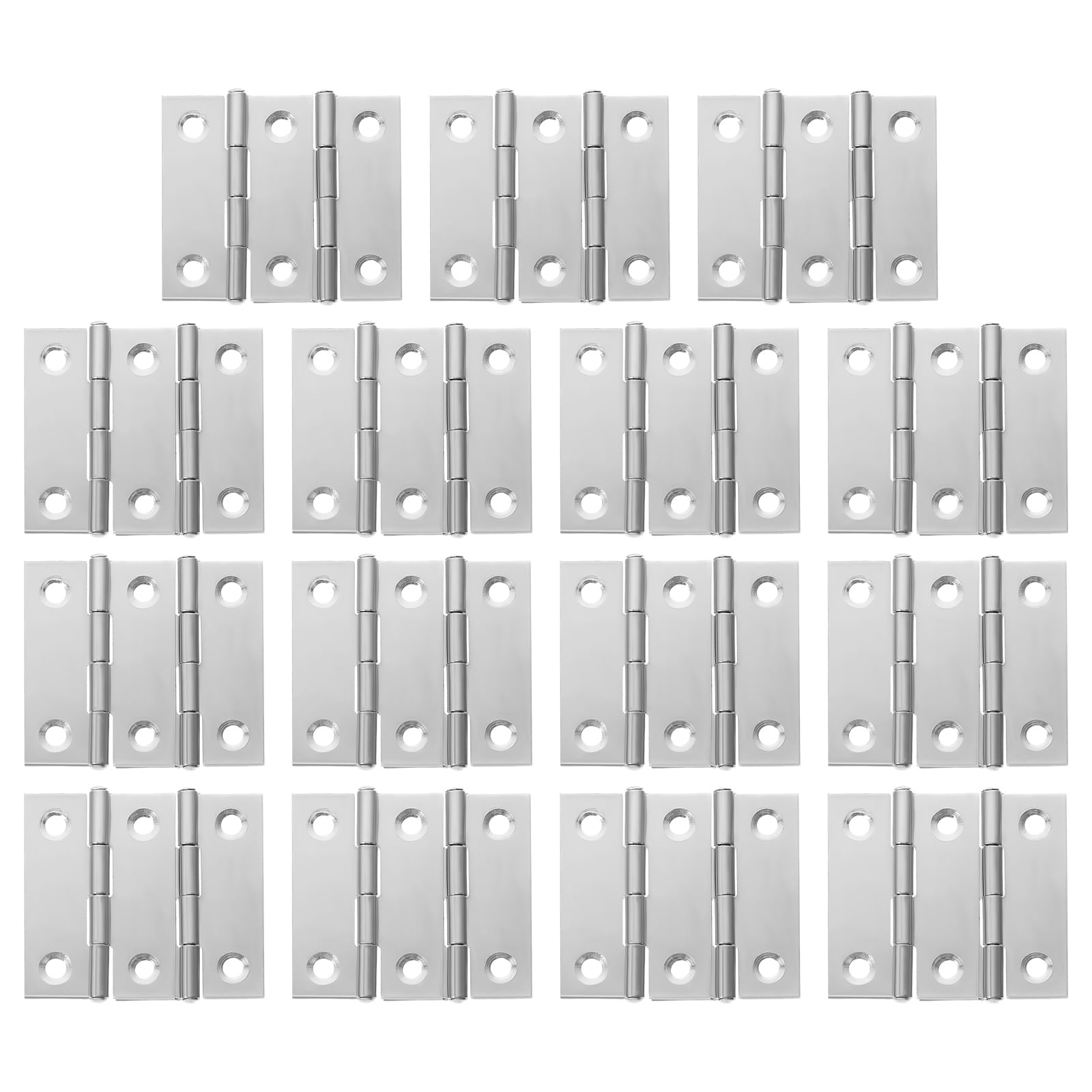 30 Pcs Stainless Steel Hinge Bolt Magnetic Hinges Cabinet Brackets ...