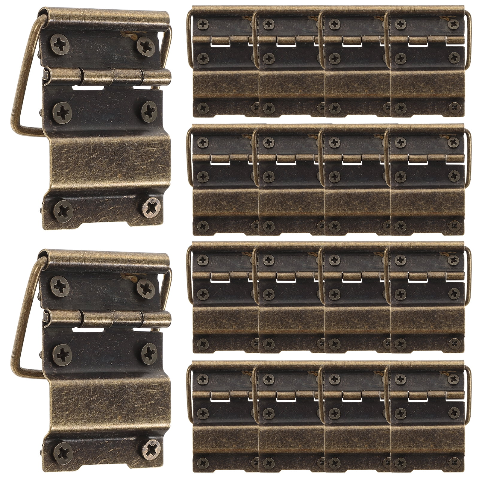 30 Pcs Stopper Wooden Box with Wire Jewelry Hinges Small Screws ...