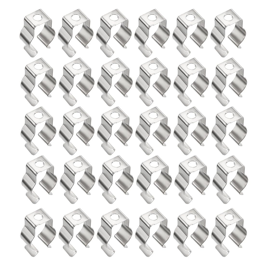 30 Pcs T5 U Clip Lamp Bracket Holder for Fluorescent Tube Lamp ...