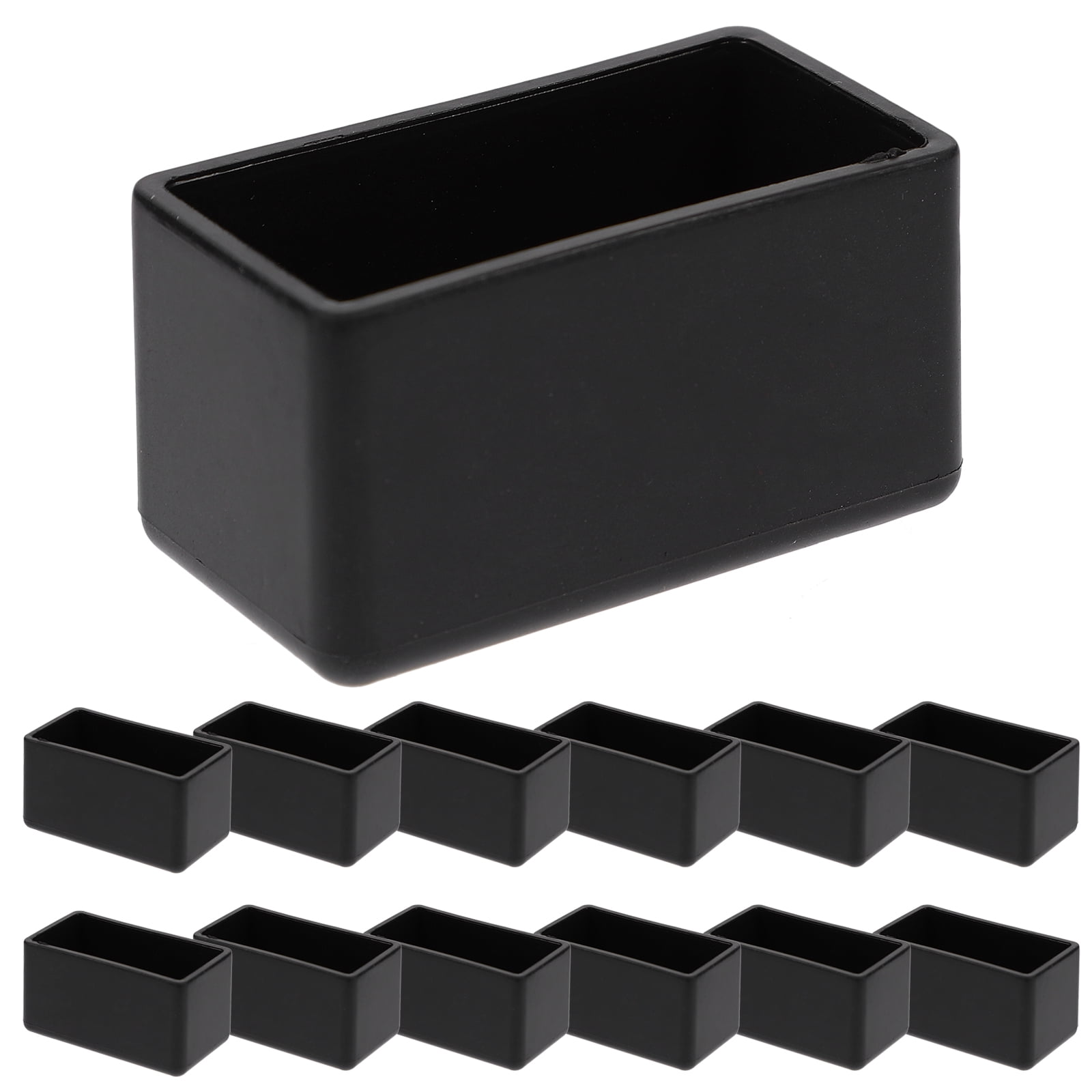 30 Pcs Chair Leg Protectors Feet Covers Anti Slip Couch Pads Man Black ...