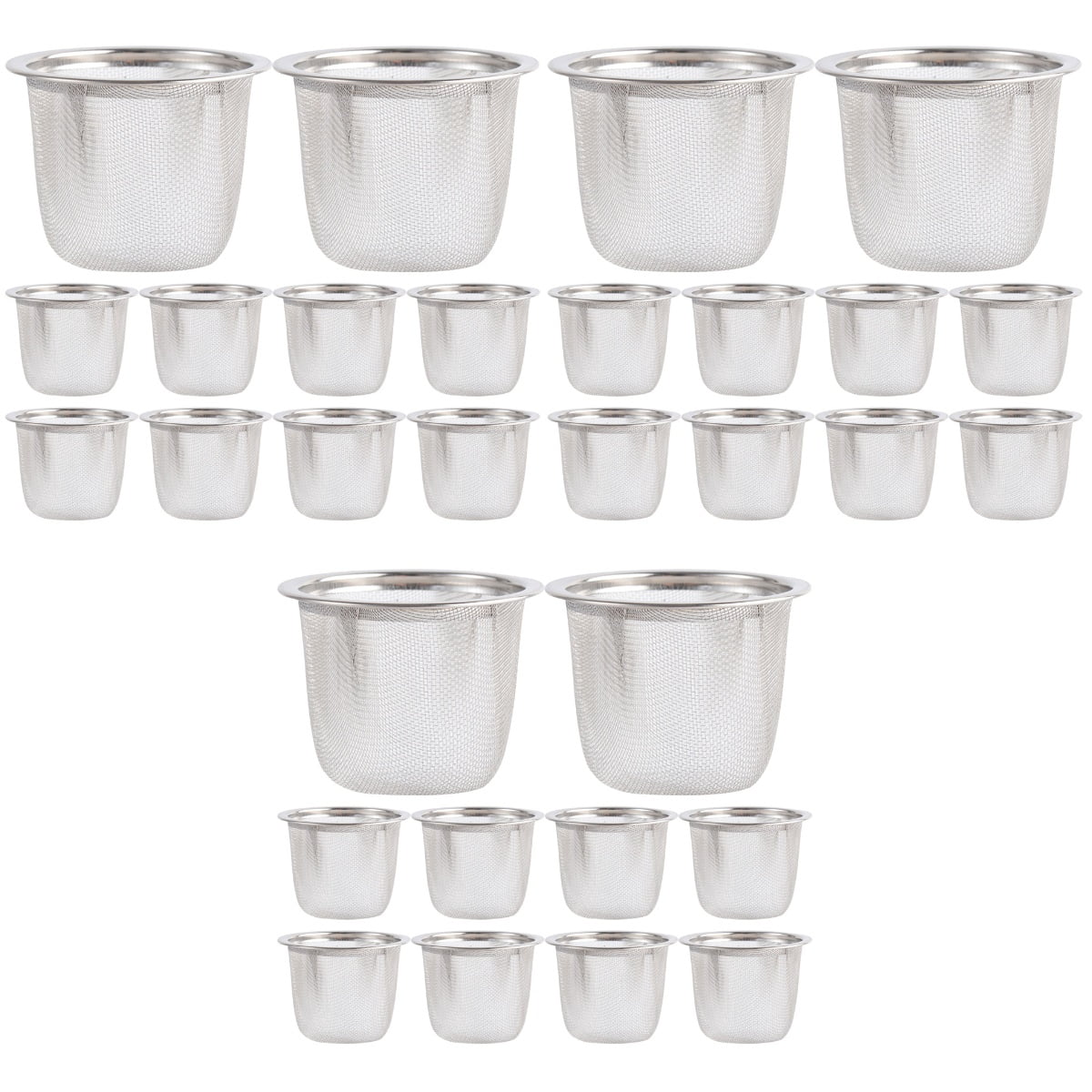 30 Pcs Teapot Filter Liner Tea Cup Tea Strainer Tea Steeper Strainer ...