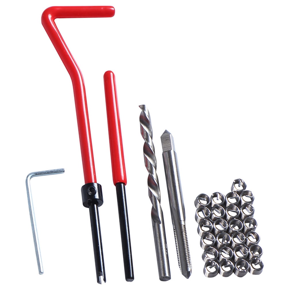 30 Pcs Thread Repair Tool Thread Tap Kit Thread Insert Kit Thread ...
