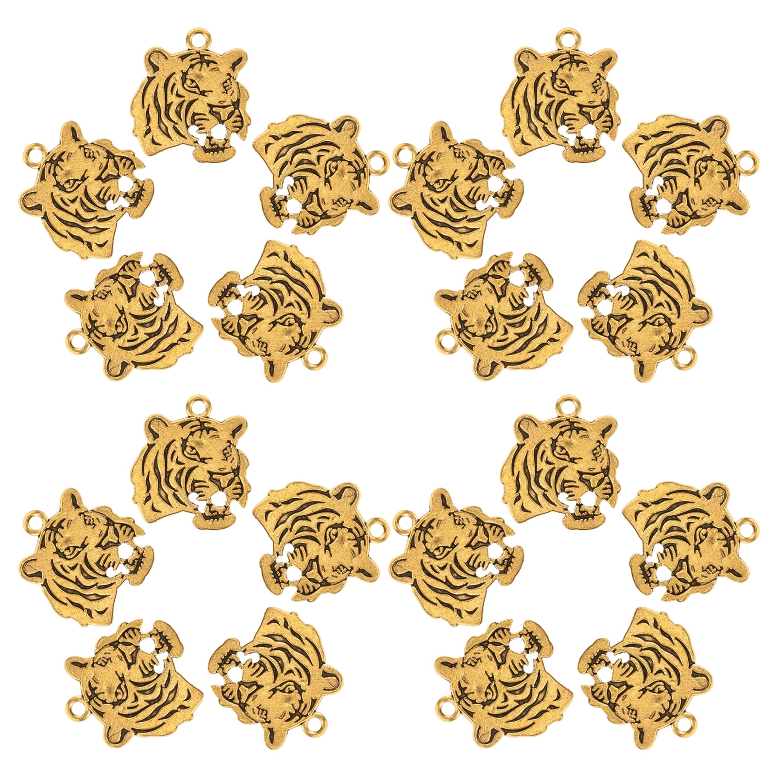 30 Pcs Tiger Charm Necklace Bracelet Jewelry Necklaces Office - Walmart.com