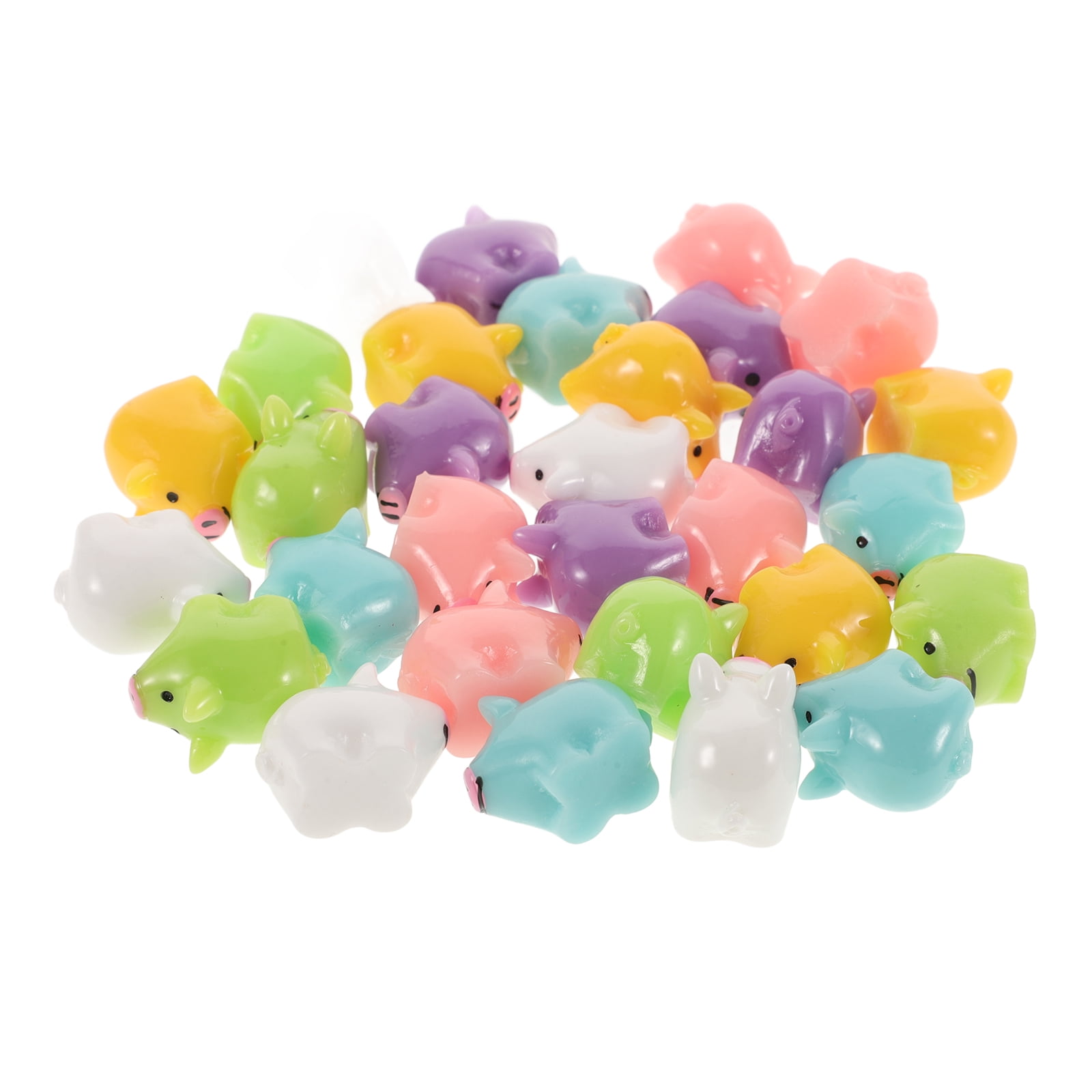30 Pcs Tiny Pig Animals Pigs Resin Mini Pig Small Pig Model 2.00X1.50X1 ...