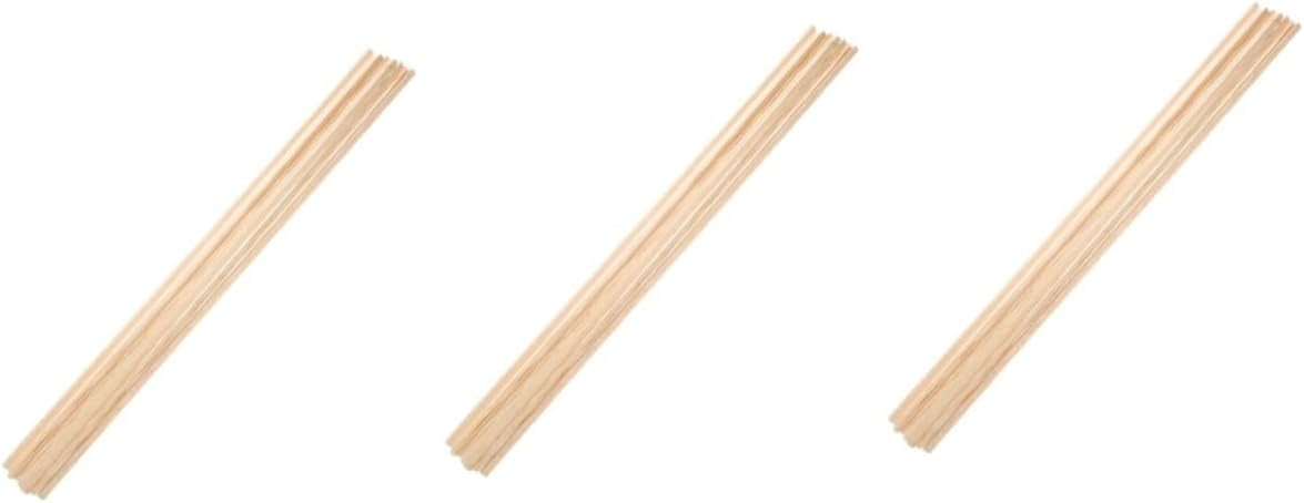 30 Pcs Triangular Wooden Strip Extra Sticks Wooden Dowel Molding Strip ...