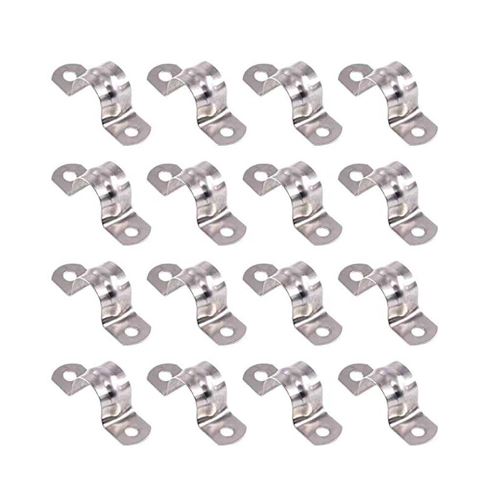 30 Pcs U Shape Pipe Boat Pipe Clamp Stainless Steel Clamp Pvc Pipe ...