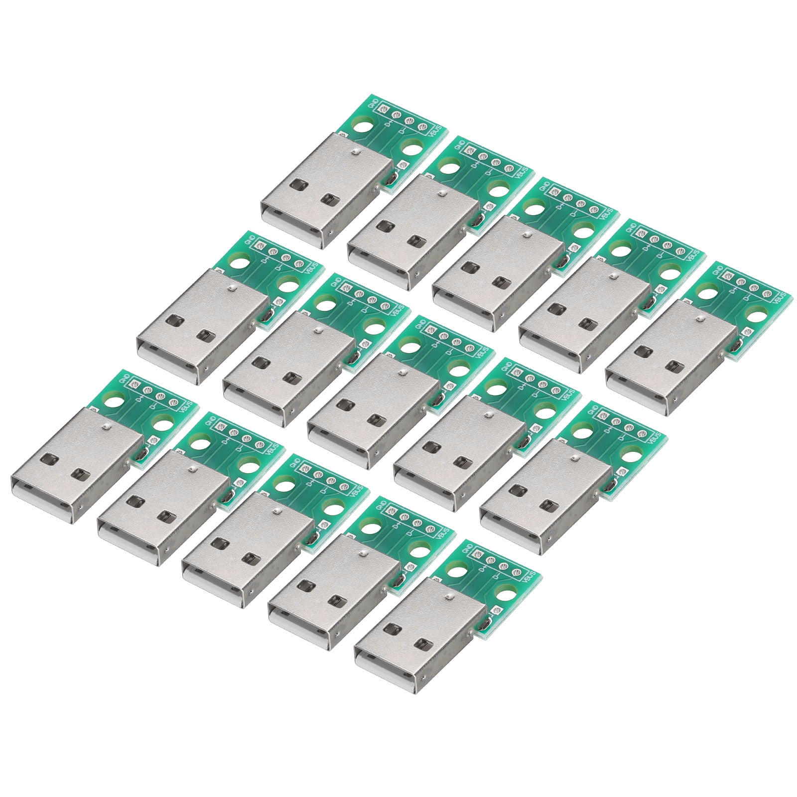 30 Pcs USB Breakout Board USB 2.0 to Dip Adapter Board Male Sockets ...