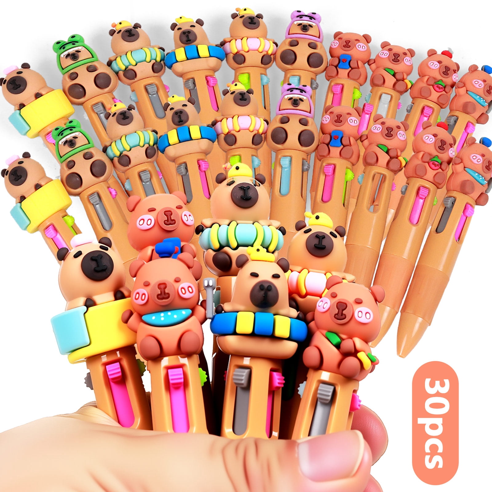 30 Pcs Valentines Day Gifts Multicolor Ballpoint Pen 10-in-1 ...