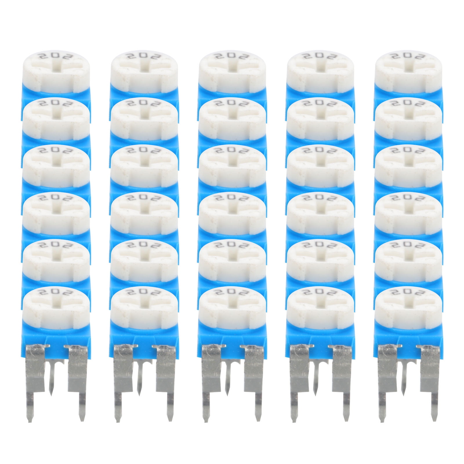 30 Pcs Variable Resistor Breadboard Trim Potentiometer Electronic ...