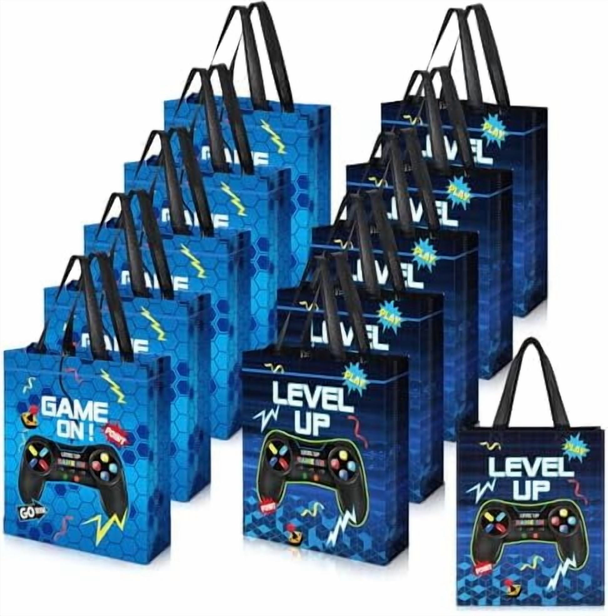 30 Pcs Video Game Gift Bag with Handle Game Party Supplies Reusable ...
