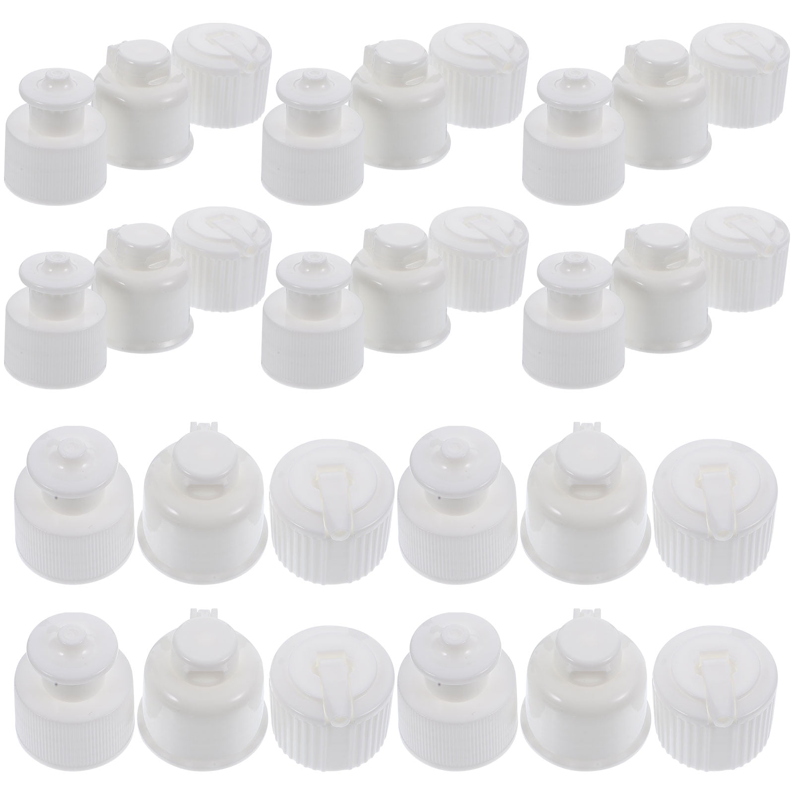 30 Pcs Water Bottles Push-pull Replacement Cap Good Sealing Caps - Walmart.com