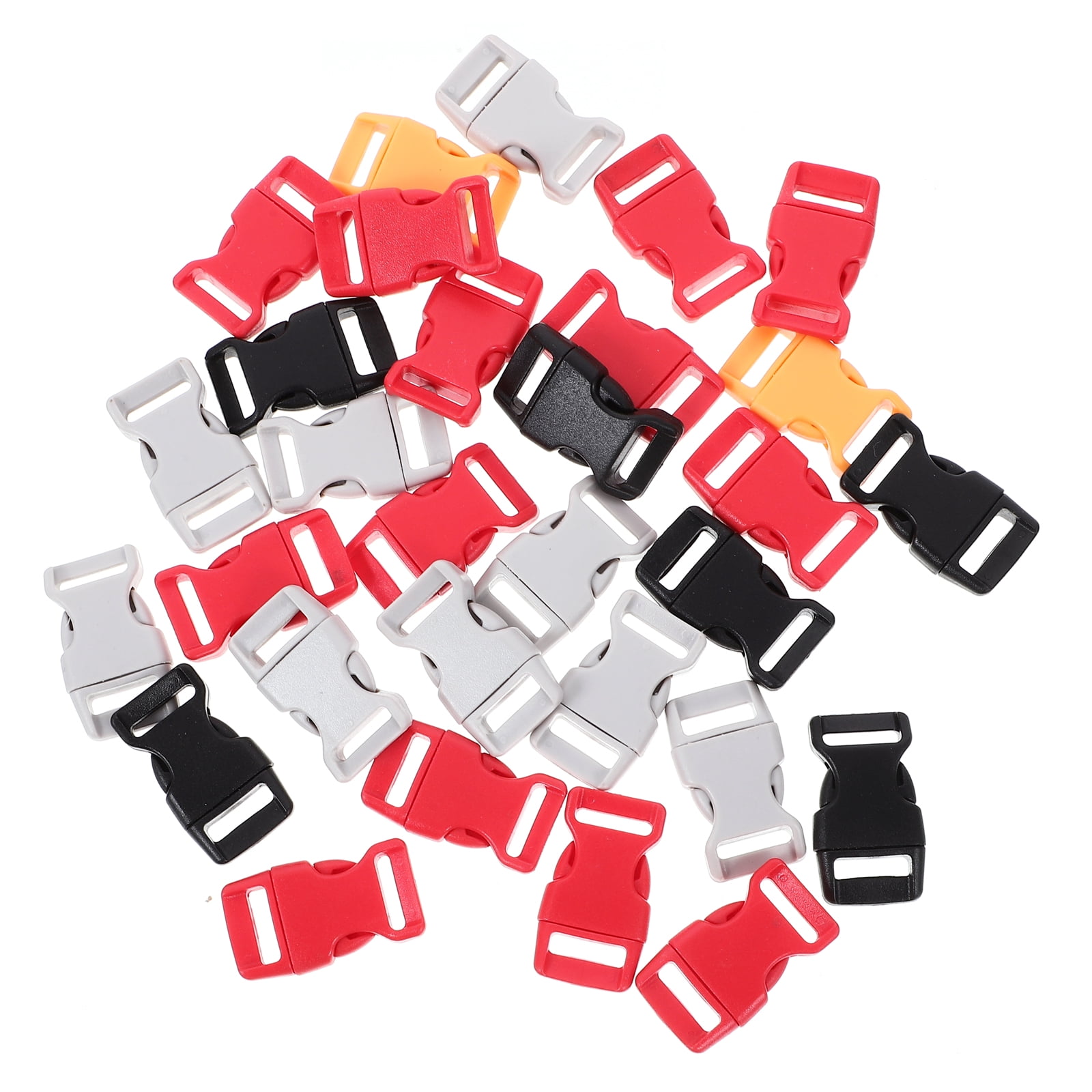 30 Pcs Webbing Buckle Clips Luggage Flat Side Release Buckles - Walmart.com