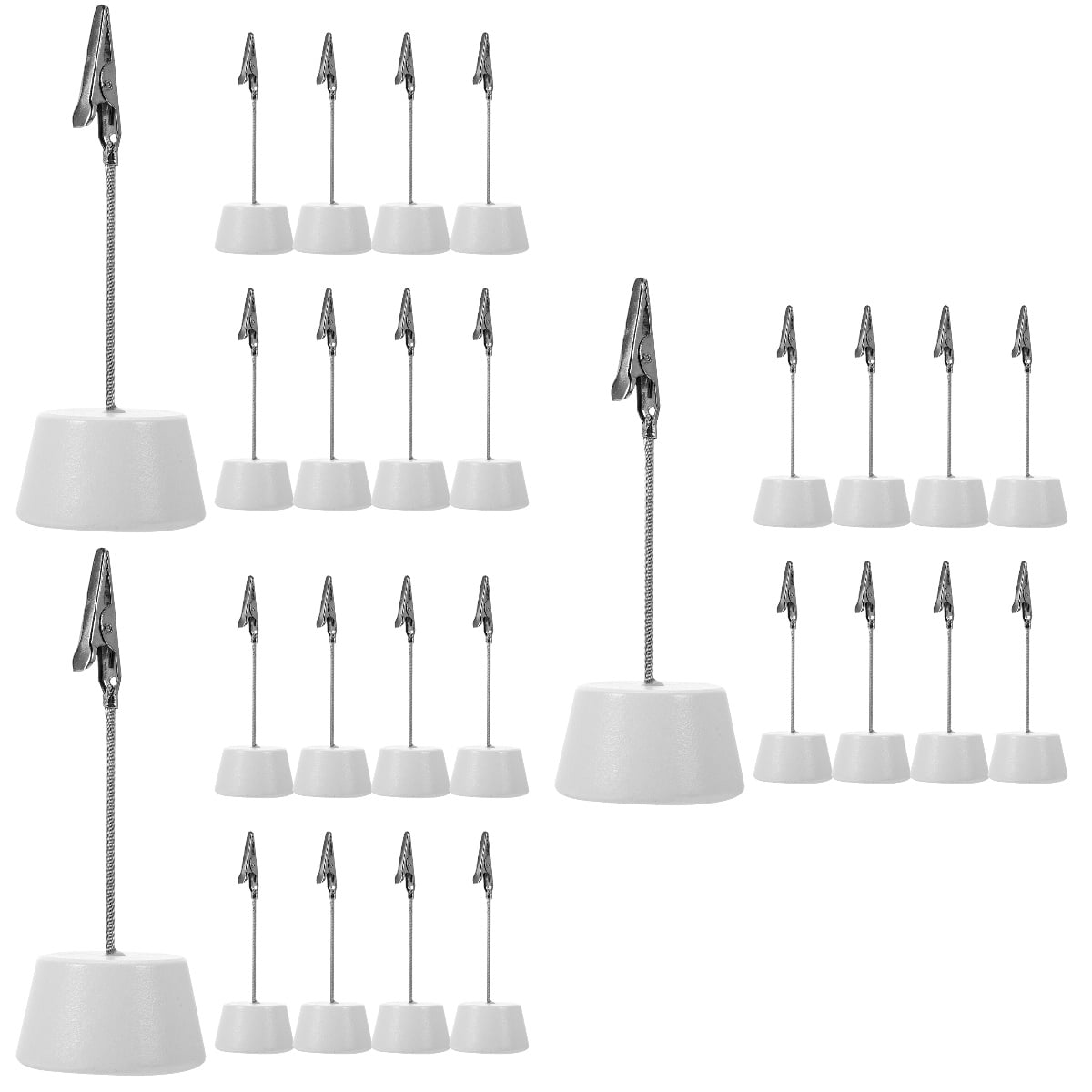 30 Pcs Wedding Decorations Clip Holder Table Top Decor Metal Wire ...