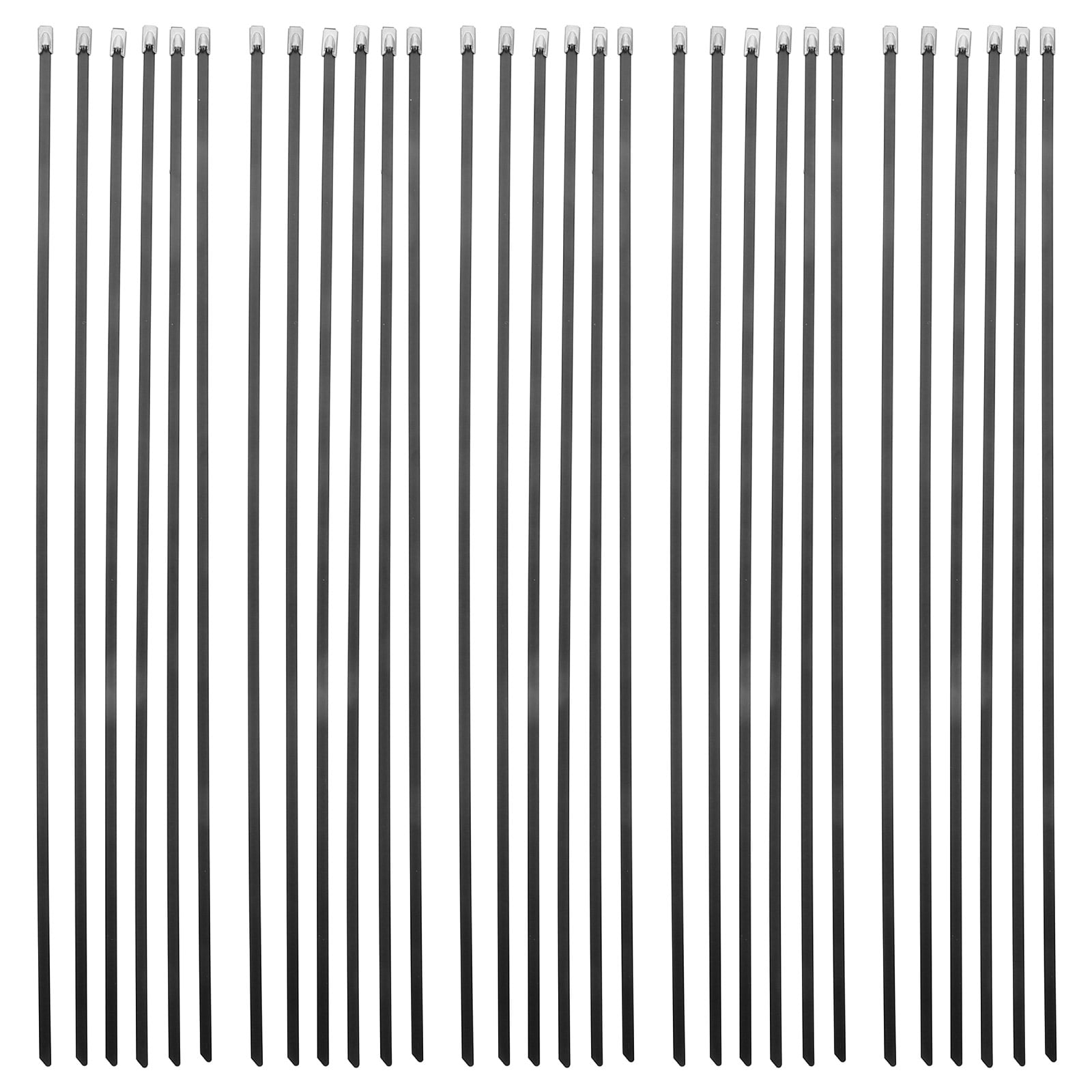 30 Pcs Wheel Casters Foldable Fans Stainless Steel Cable Tie - Walmart.com