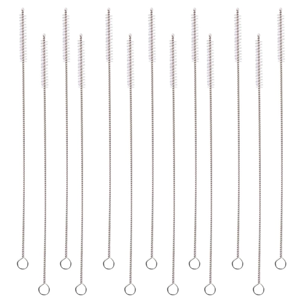 30 Pcs Wire Brush Bottle Cleaning Stainless Steel Straw Nylon for ...