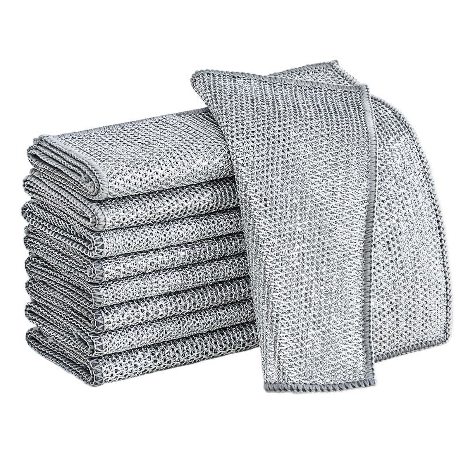 30 Pcs Wire Dishwashing Rag, Double-Layer Non Scratch Wire Dishcloth ...