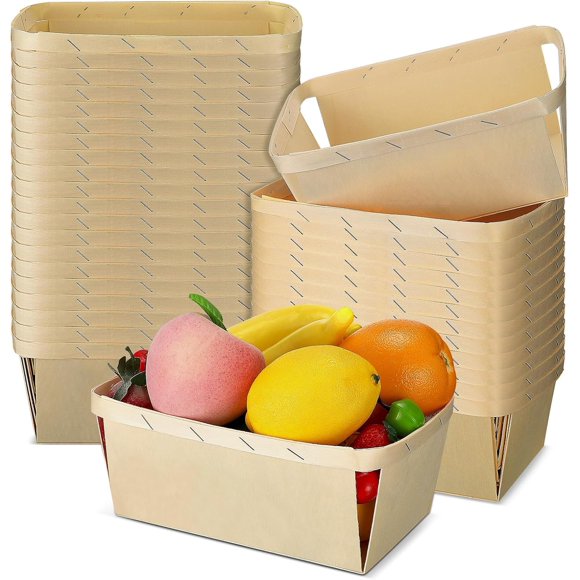 Wooden Berry Baskets