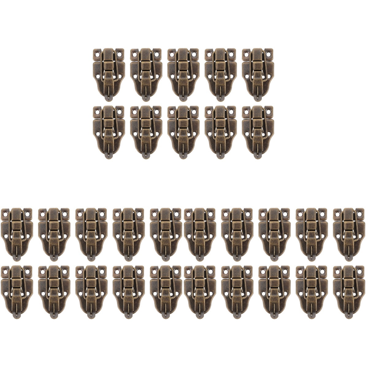 30 Pcs Wooden Box Lock Metal Cabinets Luggage Toggle Latch Case Hasps ...