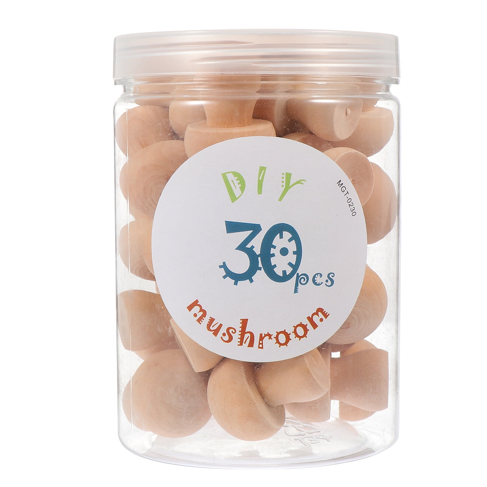 30 Pcs Woody Mushroom Peg Art Realistic Mushrooms for Crafts Child ...