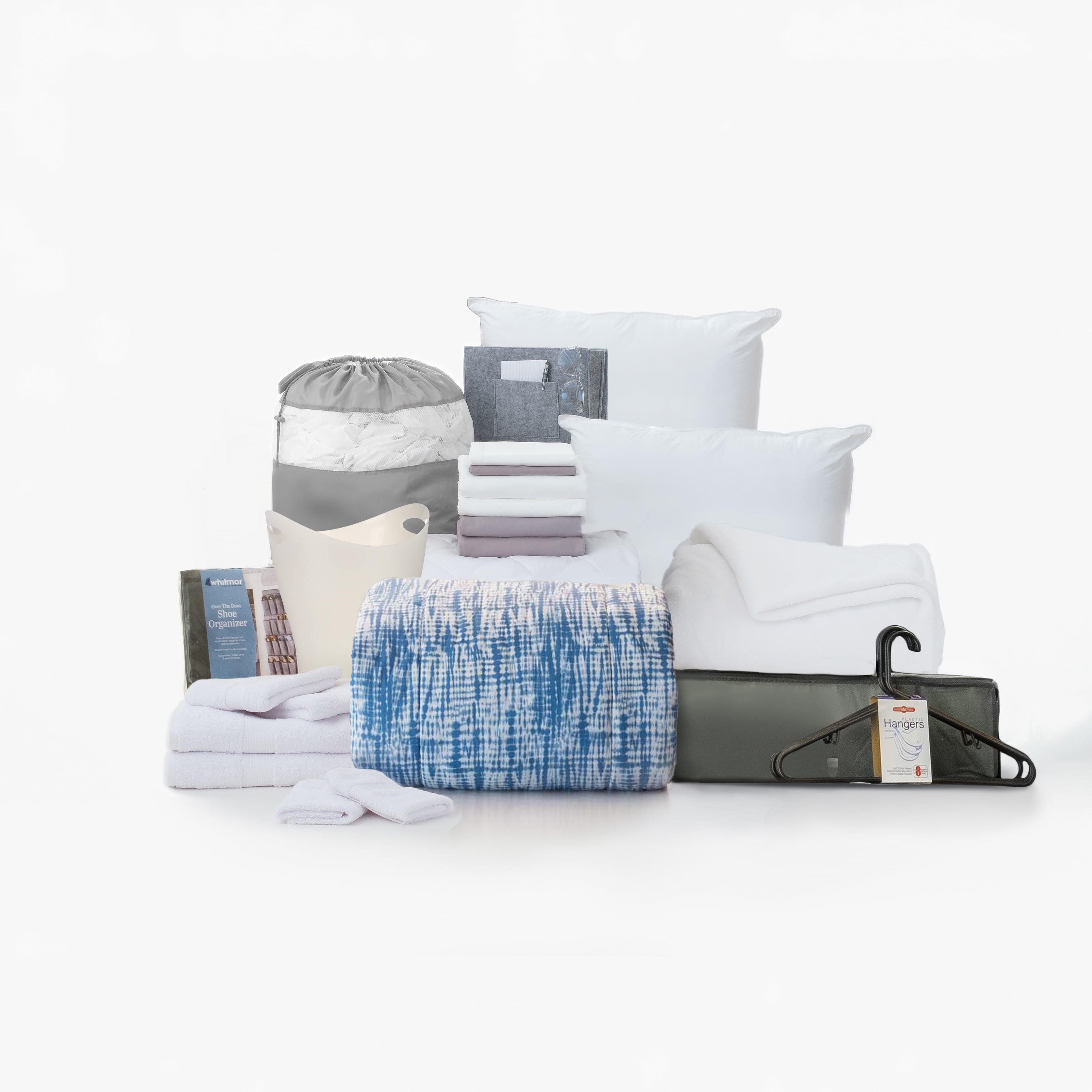 30-Piece Back-to-College Dorm Essentials Value Pack in Tina, Twin XL ...