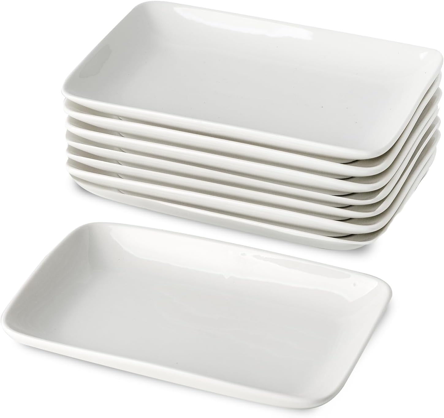30 Piece Ceramic Appetizer Plates, 5.6 Inch Small Dessert Plates Set ...