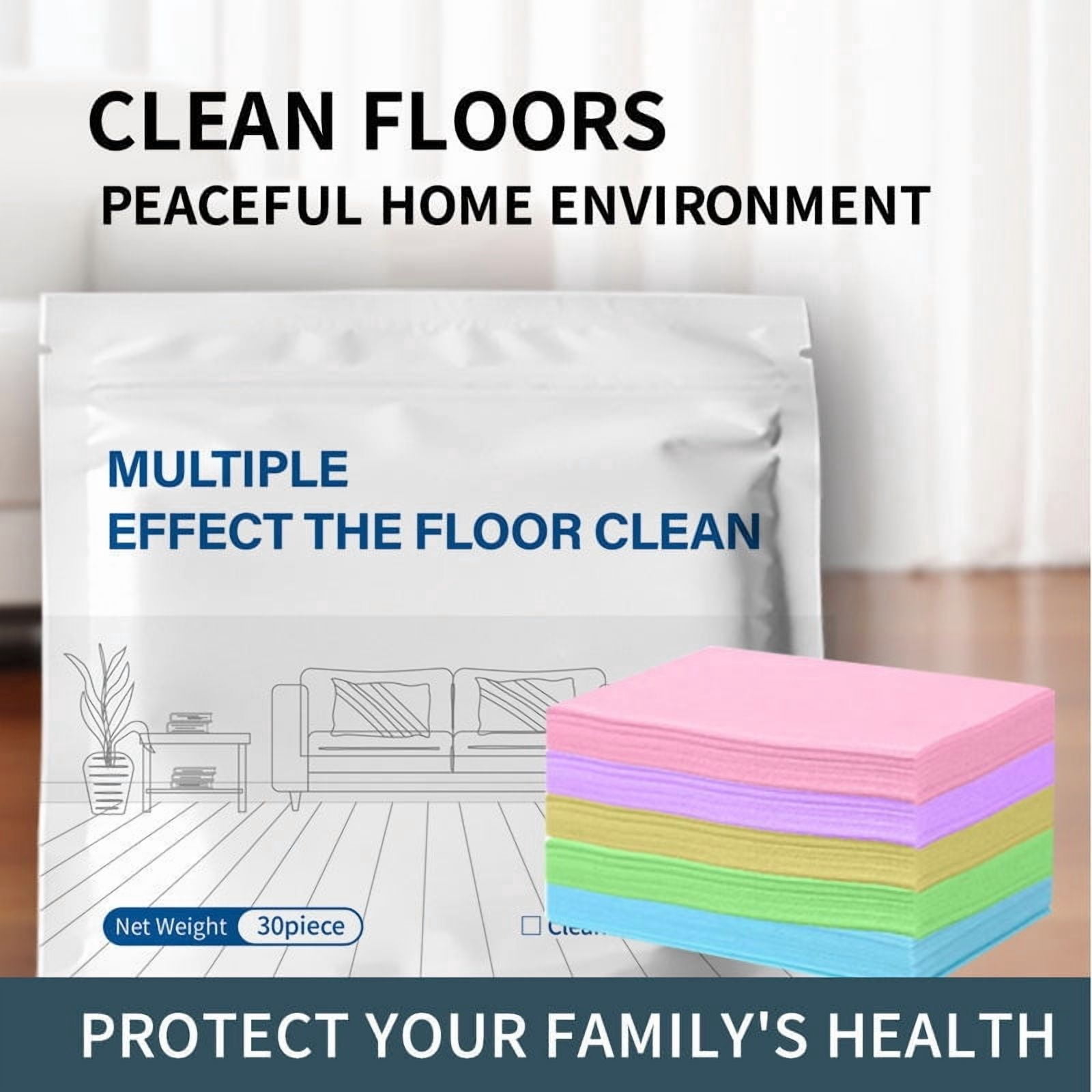 30 Piece Floor Cleaning Tablets Multi-Surface Cleaner, Floor Cleaning ...