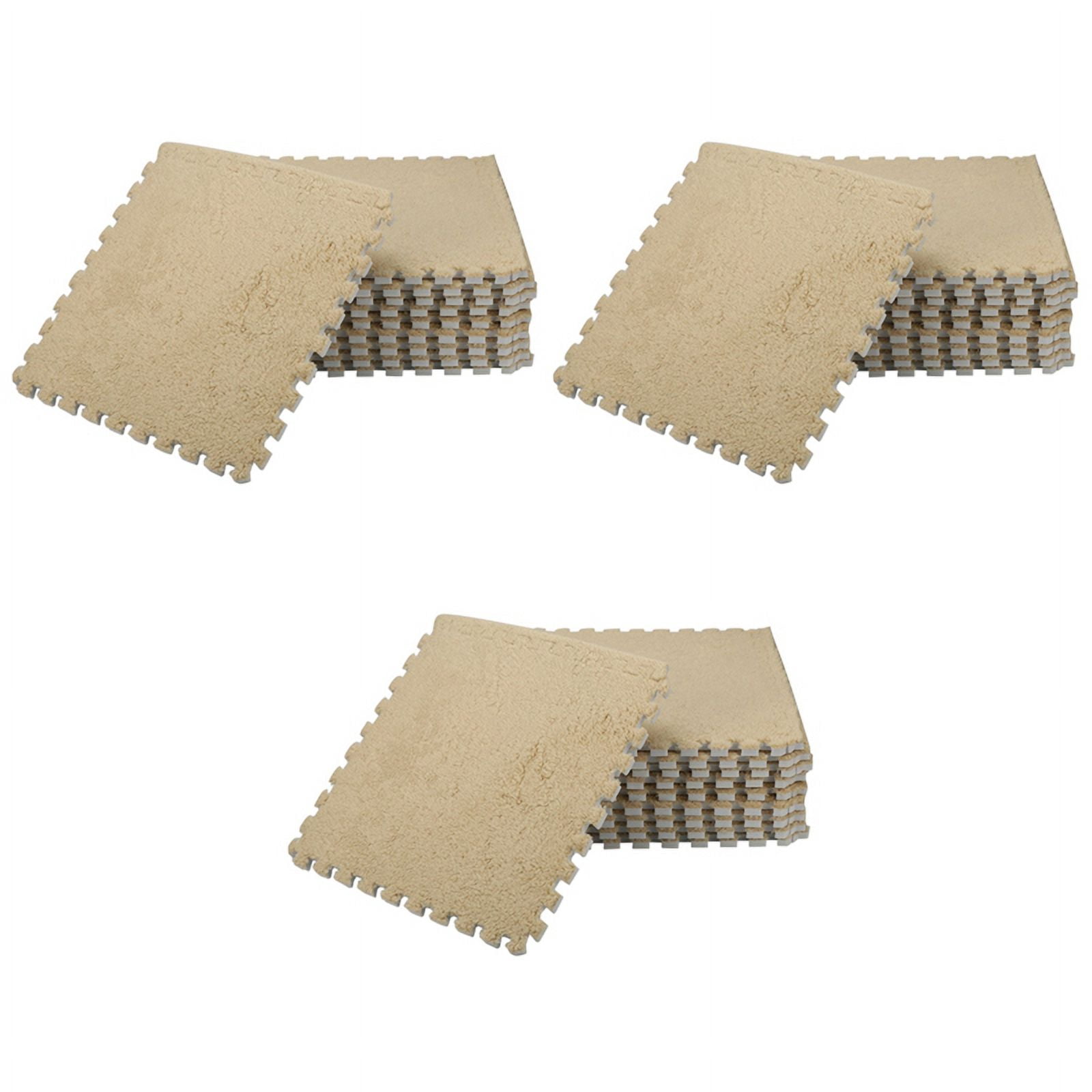 30 Piece Foam EVA Fuzzy Mat Flooring Carpet Tiles for Kids - Perfect ...